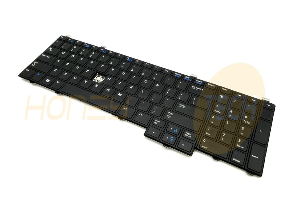 GENUINE DELL LATITUDE E5540 104 KEY NON-BACKLIT KEYBOARD 4RNXY WITH DE ...