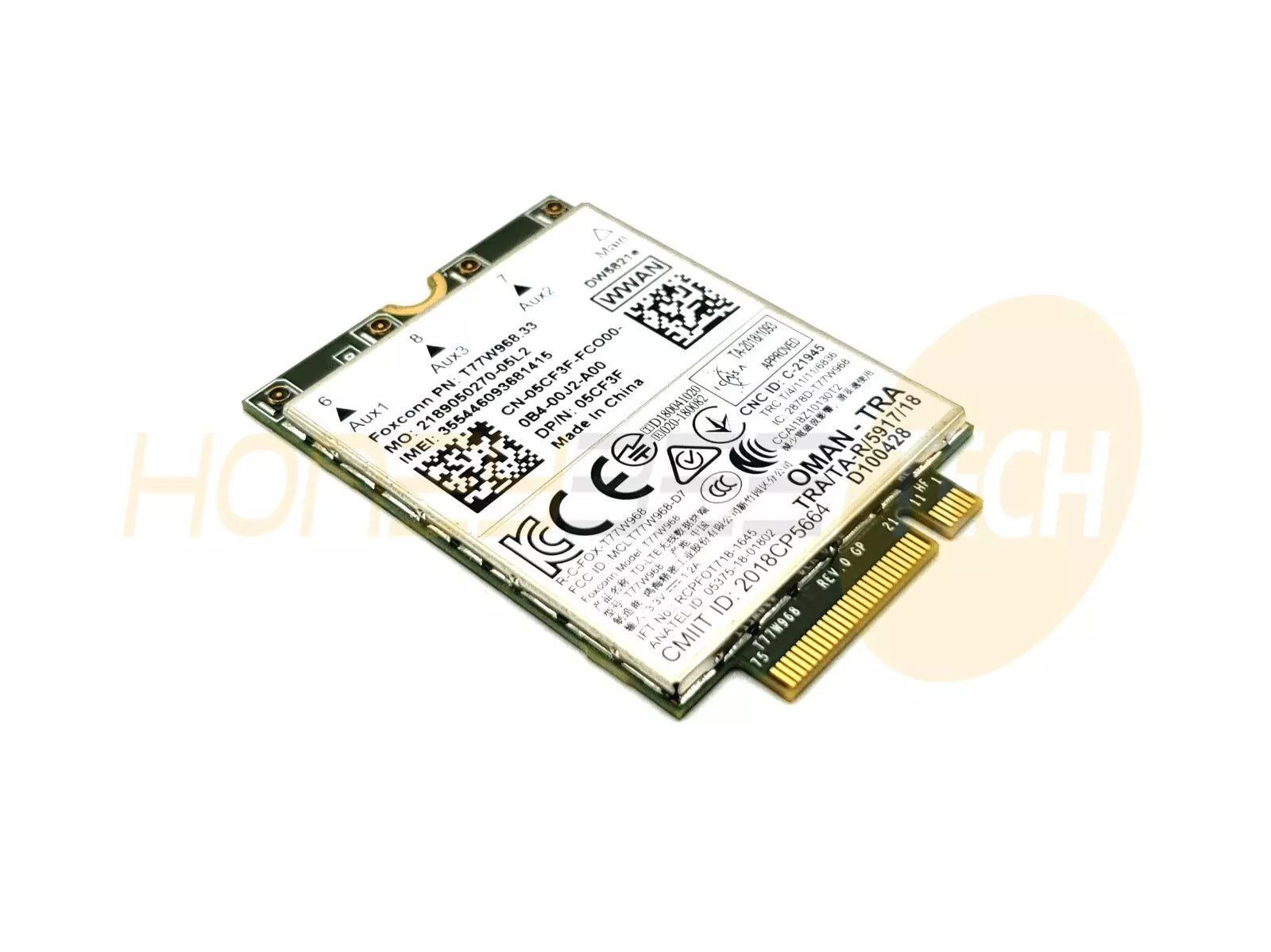 GENUINE DELL SNAPDRAGON X20 4G LTE WWAN CARD DW5821e 5CF3F 05CF3F TEST ...