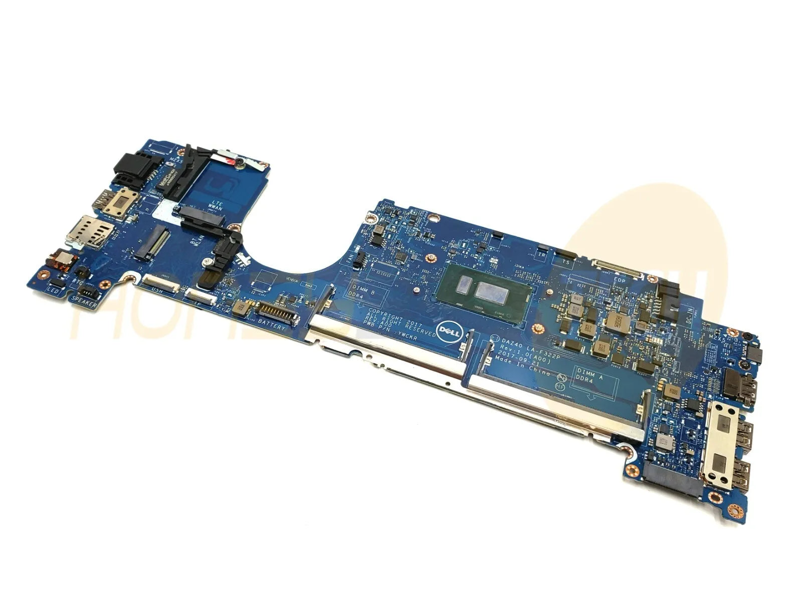 GENUINE DELL LATITUDE 7490 INTEL MOTHERBOARD i5-8350U MP4DV 0MP4DV TES ...